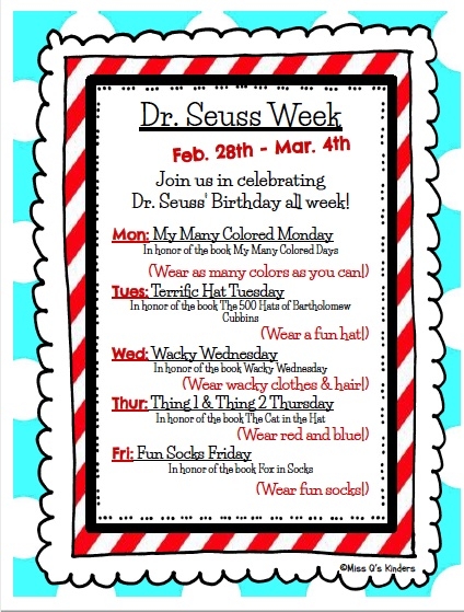 Clarinda CSD - Dr. Seuss Week 2022